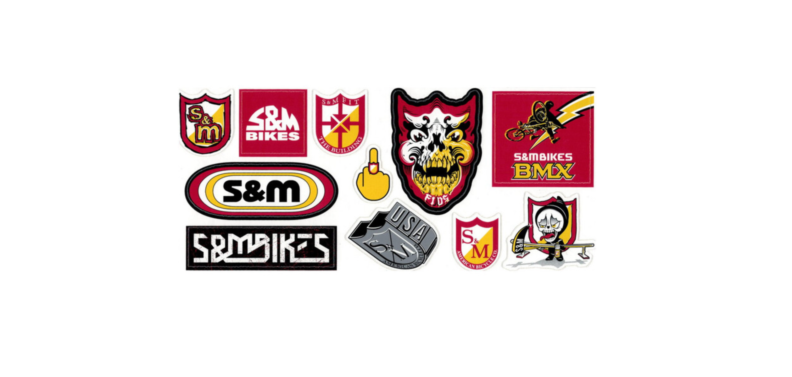 S&M Sticker Sheet – Butter BMX